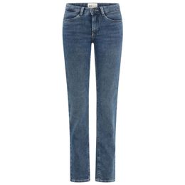 MAC Damen Bootcut-Jeans "ANGELA"mid blau authentic, Gr. 40, Denim/Jeans, Obermaterial: 77% Baumwolle, 10% Polyester, 10% Viskose, 3% Elasthan, Jeans,