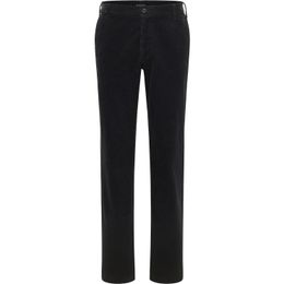 Mustang Herren 5-Pocket-Hose "Herren Style Tramper Straight", schwarz, Gr. 42, unifarben, Web, 99% Baumwolle, 1% Elasthan, Hosen