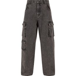 Karl Kani Damen Cargohose "Karl Kani Karl Kani Og Baggy Cargo Pants"grau, Gr. M, unifarben, 100% Baumwolle, Hosen
