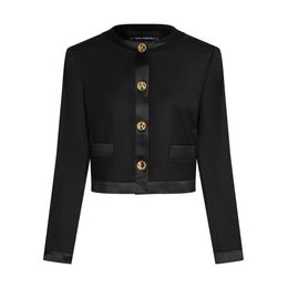 K by KARL LAGERFELD Karl Lagerfeld Jacke Damen Gr&ouml;&szlig;e L gold / schwarz