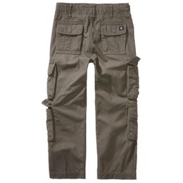 Brandit M&auml;dchen Cargohose "Brandit Kids Kids Pure Trouser"olive, Gr. 122, 100% Baumwolle, Hosen