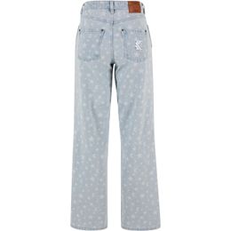 Karl Kani Damen Bequeme Jeans "Karl Kani Damen", blau, Gr. 25, 100% Baumwolle, Jeans
