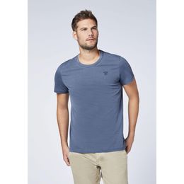 T-Shirt Chiemsee, Jungen, Gr. L (52/54), peacoat, 100% Baumwolle, Rundhals, Shirts T-Shirt