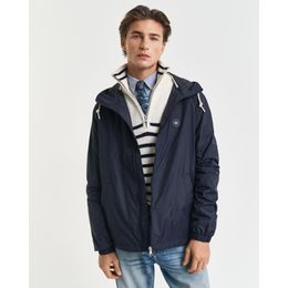 Gant Herren Blouson "LIGHTWEIGHT PACKABLE WINDBREAKER", blau, Gr. L, Web, Obermaterial: 100% Polyamid, Jacken