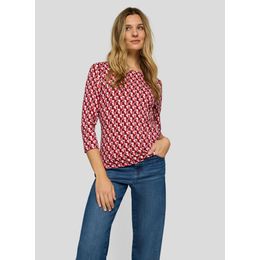 Rabe Damen Print-Shirt "T-Shirt"rot, Gr. 52, 92%Viskose, 8%Elastan, Shirts