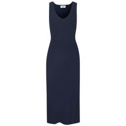 Damen Strickkleid, Copenhagen Studios, Gr. 44marine, Feinripp, Obermaterial: 50% Viskose, 28% Polyester, 22% Polyamid, unifarben, Kleider, aus