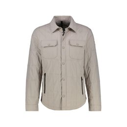 Lerros Herren Hemdjacke "Lerros Overshirt-Jacke, leicht gef&uuml;ttert", beige, Gr. S, 100% Polyamid, Jacken, Wasserabweisend