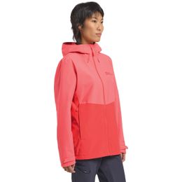 Jack Wolfskin Damen Funktionsjacke "WEILTAL 2L JKT W", orange, Gr. XL, Obermaterial: 100% Polyester, Jacken, Wasserdicht, atmungsaktiv, &Uuml;bergangsjacke