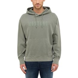 Mustang Herren Sweatshirt "Herren Style Eden"gr&uuml;n, Gr. S, 100% Baumwolle, Sweatshirts