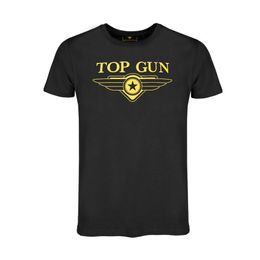 Top Gun Damen T-Shirt "TG2024002", schwarz, Gr. XXXL, Obermaterial:100% Baumwolle, Shirts