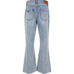 Karl Kani Herren Bequeme Jeans "Karl Kani Karl Kani OG Denim Flared Pants", blau, Gr. 28, unifarben, 100% Baumwolle, Jeans