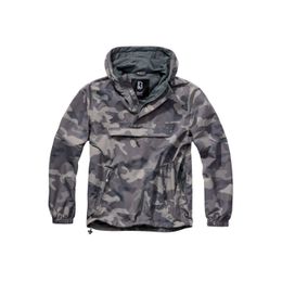 Brandit Herren Allwetterjacke "Brandit Herren Summer Pull Over Jacket"graucamouflage, Gr. 4XL, mehrfarbig, 100% Polyester, Jacken