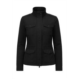 Allwetterjacke Brandit "Brandit Damen Ladies Britannia Jacket", Damen, Gr. XXL, schwarz, 100% Baumwolle, unifarben, normal, amerikanischer Ausschnitt, Jacken