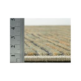 Teppich, B:40cm H:10mm L:60cm, gr&uuml;n, Kunstfaser, Polyester, Polypropylen, Wohnzimmer, Teppiche