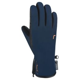 Reusch Damen Skihandschuhe "TIFFANY R-TEX XT"blau, Gr. 7, mehrfarbig, 88% Polyamid, 8% Ziegenleder, 4% Elasthan, Handschuhe, mit innovativer