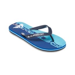 Quiksilver Herren Zehentrenner "MOLOKAI ART 25", Gr. 44nebulas blau wordblock, Synthetik, Schuhe