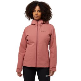 Jack Wolfskin Damen Outdoorjacke "WISPER JACKET", rot, Gr. M, Obermaterial: 100% Polyester, Jacken, Winddicht, atmungsaktiv, &Uuml;bergangsjacke