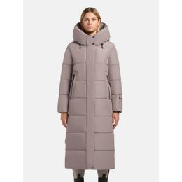 Khujo Damen Steppmantel "Soulani5 Matt", beige, Gr. S, Obermaterial: 100% Polyester. Innenfutter: 100% Nylon. Wattierung: 100% Polyester, M&auml;ntel,