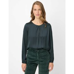 Brax Damen Bluse Style VILMA midnight forest, dunkelgr&uuml;n, Gr. 34