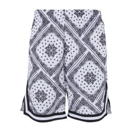 Karl Kani Damen Shorts "Karl Kani Herren", schwarz-wei&szlig;, Gr. M, 100% Polyester (Recycelt), Hosen
