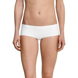 Schiesser Damen Panty "Panty 3er Pack", Gr. L, wei&szlig;, Obermaterial: 50% Baumwolle CO. 40% Polyamid PA. 10% Elasthan EL., Unterhosen