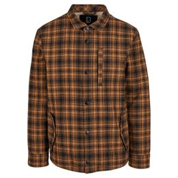 Brandit Damen Allwetterjacke "Brandit Classic Sherpa Jacket"camel, schwarz, Gr. M, kariert, 100% Baumwolle, Jacken