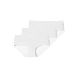 Schiesser Damen Panty "Panty 3er Pack", Gr. XL, wei&szlig;, Obermaterial: 50% Baumwolle CO. 40% Polyamid PA. 10% Elasthan EL., Unterhosen