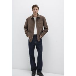 Mavi Damen Langarmhemd "POCKET CORDUROY SHIRT"walnut, Gr. L, clean, 100% Baumwolle, Hemden