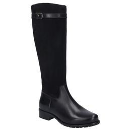Josef Seibel Damen Stiefel "Chiara 05", Gr. 37schwarz, Glattleder, Leder, unifarben, Schuhe, Langschaftstiefel, Reiterstiefel, Komfortschuh in G-Weite