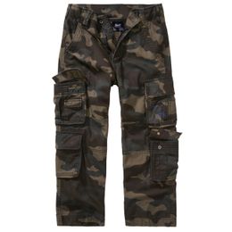 Brandit Damen Cargohose "Brandit Kids Kids Pure Trouser"schwarzcamo, Gr. 122, 100% Baumwolle, Hosen