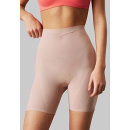 Damen Formpants "SCULPT FIRM THIGH SLIMMER SHORT", Calvin Klein Underwear, Gr. XXL, beige, Mesh, Obermaterial: 56% Polyamid, 44% Elasthan, unifarben,