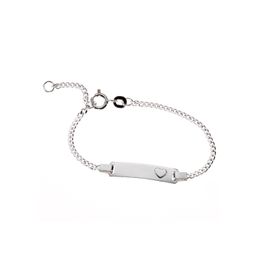 Firetti Kinder Armband "Schmuck Geschenk Silber 925 Armkette ID-Platte Panzerkette", 14, Silber 925 (Sterlingsilber), silber, Silber 925