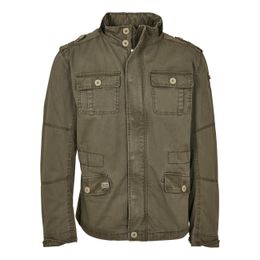 Brandit Herren Allwetterjacke "Brandit Herren Britannia Jacket"olive, Gr. XXXL, unifarben, 100% Baumwolle, Jacken