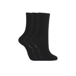 G-Star Raw Kurzsocken G-STAR "SNOWFLAKE, 3 PACK ANKLET SOCKS", Damen, Gr. 35-38, schwarz, Baumwollmischung, unifarben, Socken, unifarben