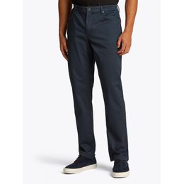 Tommy Hilfiger Herren Chinohose "DENTON 5PKT PRINTED STRUCTURE", blau, Gr. 32, Web, Obermaterial: 96% Baumwolle, 4% Elasthan, Hosen, mit Struktur