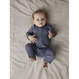name it Jungen Schlafanzug "NBMWANG WOOL NEEDLE NIGHTSUIT SOLID NOOS", Gr. 68, beige, Strick, Obermaterial: 100% Wolle, unifarben, Homewear-Sets, aus