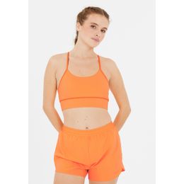Endurance Damen Sport-BH "Raleigh", Gr. L, orange, 75% Nylon, 25% Elasthan, unifarben, BHs, mit Quick Dry-Technologie