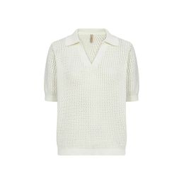 soyaconcept Damen Langarmhemd "Soya Concept Shirt SC-DENEFA 3"1100 sanftes wei&szlig;, Gr. S, Obermaterial: 100% Baumwolle, Hemden