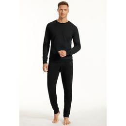 Herren Schlafanzug "Uncover Nightwear", uncover by Schiesser, Gr. 58000, schwarz, Single Jersey, Obermaterial: 100% Baumwolle, Homewear-Sets,