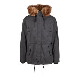 Brandit Herren Wintermantel "Brandit Brandit Men Fish Tail Parka"antracite, Gr. L, 100% Baumwolle, Mäntel