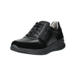 Pius Gabor Damen Sneaker "Pius Gabor Sneaker Glattleder", Gr. 45schwarz, Glattleder, Schuhe