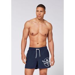 Badeshorts Chiemsee, Herren, Gr. S (44/46), blau (total eclipse), 100% Polyester, Badehosen Badeshorts