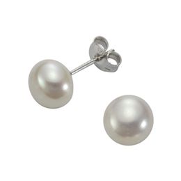 Firetti Jungen Paar Ohrstecker "Schmuck Geschenk Ohrschmuck Perle", 5, Perlen Silber 925 (Sterlingsilber), bunt, Perlen, Silber 925 (Sterlingsilber),