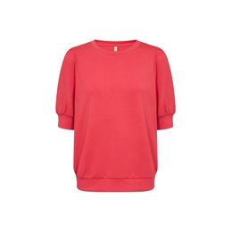 soyaconcept Damen Langarmhemd "Soya Concept Shirt SC-BANU"4820 lipstick, Gr. S, Obermaterial: 48% Modal, 48% Polyester, 4% Elasthan, Hemden