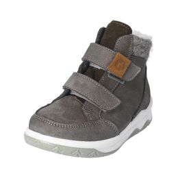 Ricosta M&auml;dchen Sneaker "Ricosta Stiefelette Leder/Textil", Gr. 32, grau, Leder, Textil, Schuhe