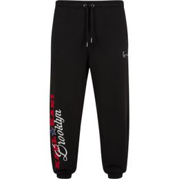 Karl Kani Damen Jogginghose "Karl Kani Herren"schwarz, Gr. S, 80% Baumwolle, 20% Polyester, Hosen