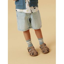 name it Jungen Shorts "NMMRYAN REG DNM BERMUDA 3040-BE F", blau, Gr. 116, washed, Denim/Jeans, Obermaterial: 100% Baumwolle, Hosen