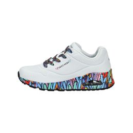 Skechers Damen Sneaker "Skechers Sneaker Lederimitat", Gr. 37, wei&szlig;, Lederimitat, Schuhe