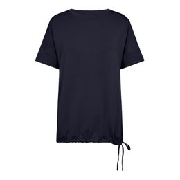 soyaconcept Damen Kurzarmhemd "Soya Concept T-Shirt SC-BANU 184."6910 navy, Gr. L, Obermaterial: 48% Modal, 48% Polyester, 4% Elasthan, Hemden