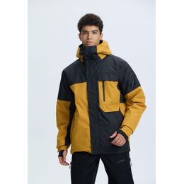 Icepeak Herren Skijacke "Icepeak Jacke Cruger", schwarz, Gr. 52, Stoff, 93% Polyamid, 7% Polyester, Jacken